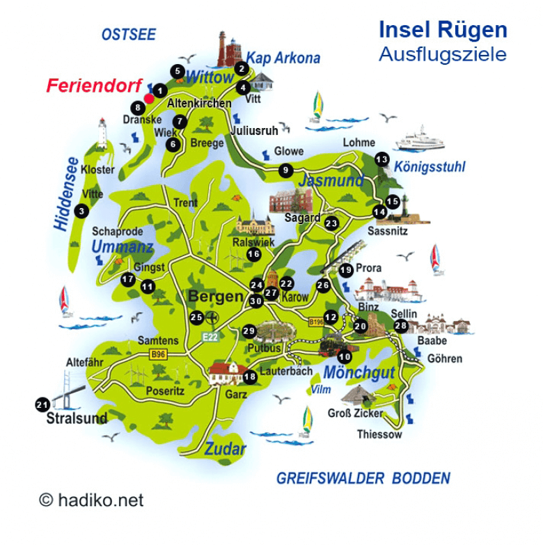 Rügen-Tipps Freizeittipps für jeden Urlaub - Rügen